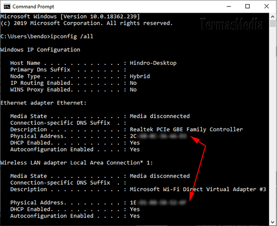 3 Cara Menemukan MAC Address Di Windows 10